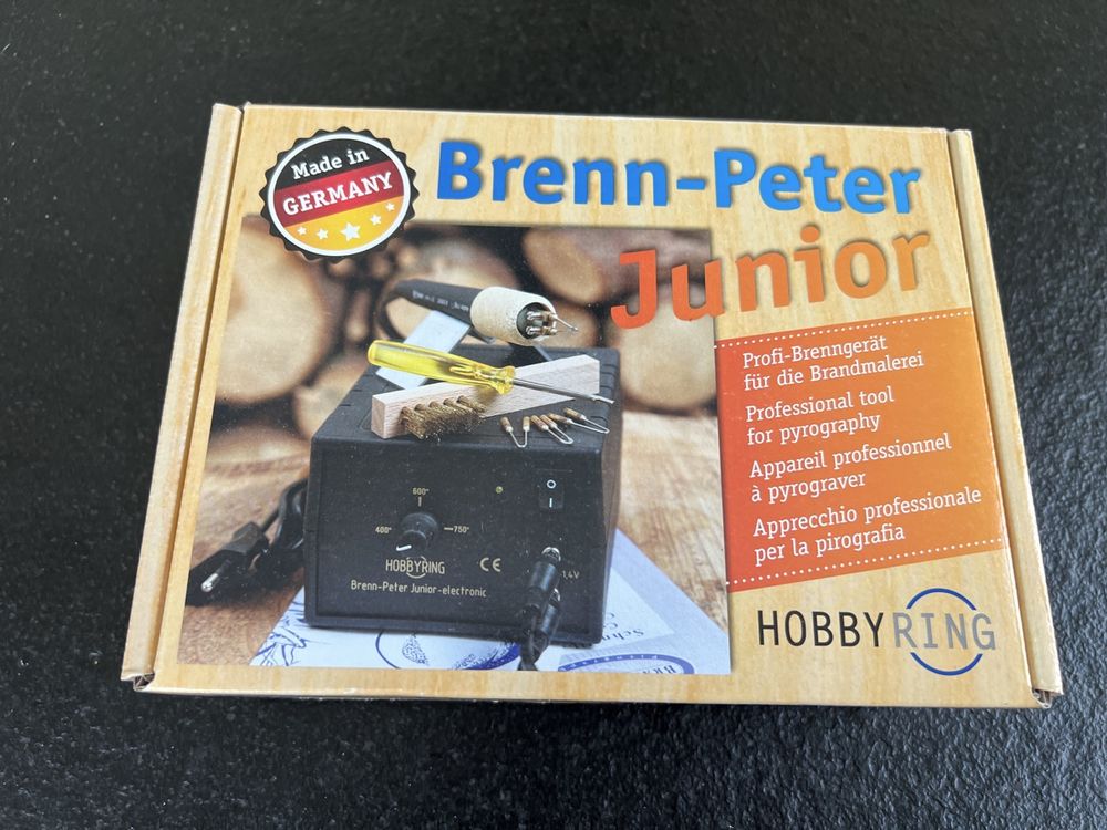 Brandmalen mit dem Brennpeter Junior - Neuwertig! (Neu (gemäss ...