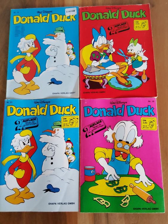 4 Donald Duck Büchli | Kaufen auf Ricardo