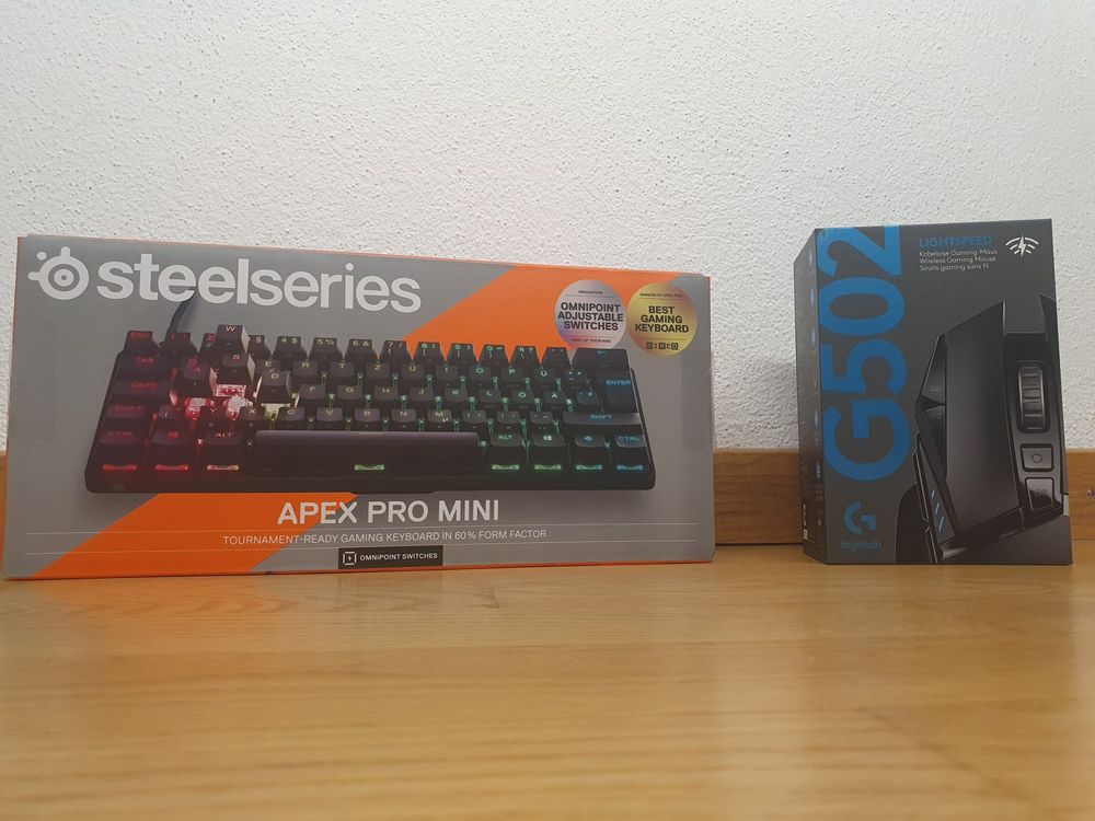 SteelSeries Apex Pro Mini und Logitech G G502 3x gebraucht (Gebraucht ...