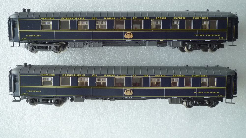 Rivarossi 2 Speisewagen CIWL no 2871 -2 voitures restaurant | Kaufen auf Ricardo
