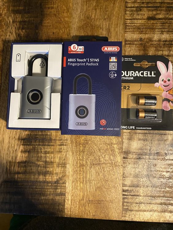 ABUS Touch 57/45 Fingerprint Padlock | Kaufen auf Ricardo