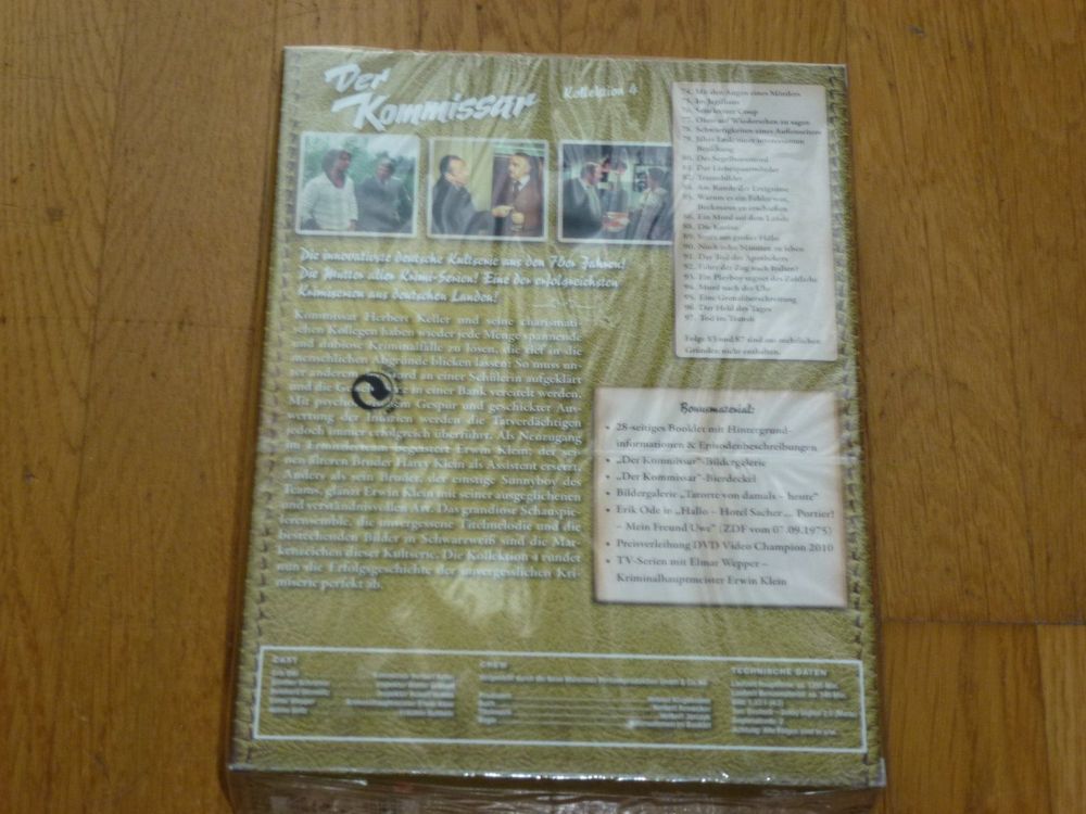 7 DVDs-Set DER KOMMISSAR Kollektion 4 / NEU&OVP (Neu und ...