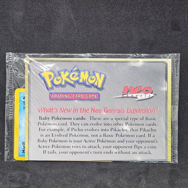Pokemon - Sealed Promo - WOTC - Marill - Neo | Kaufen auf Ricardo