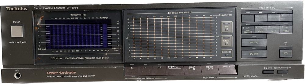 Technics SH-8066 12-Band Stereo Graphic Equalizer / Analyzer (Gebraucht ...