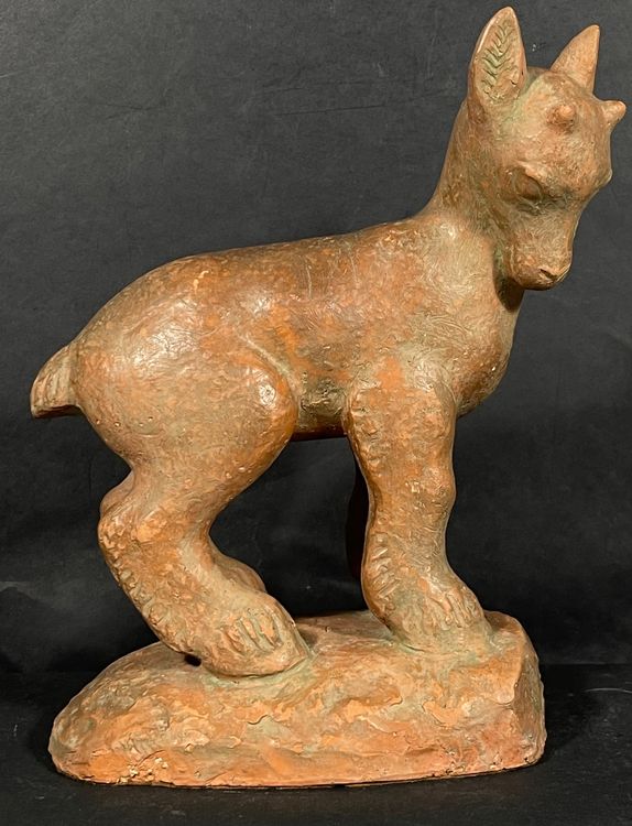 Terracotta Ziege Skulptur monogrammiert (Gebraucht) in Root für CHF 10 – mit Lieferung auf ...