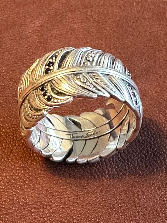 Thomas Sabo Sterling Silber Feder Ring 52 | Kaufen auf Ricardo