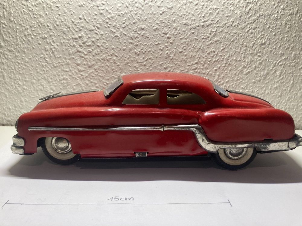 Rotes oldtimer Modellauto aus Blech | Kaufen auf Ricardo