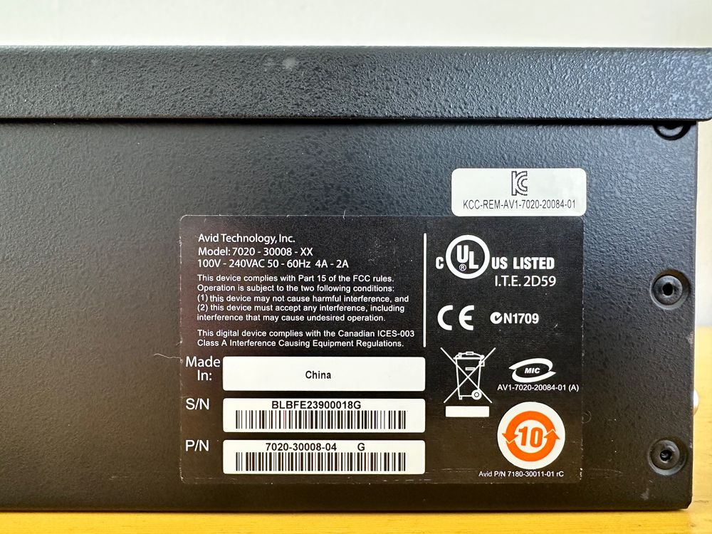 AVID Nitris DX Breakout Box Video Editing Media Composer (Gebraucht) in ...