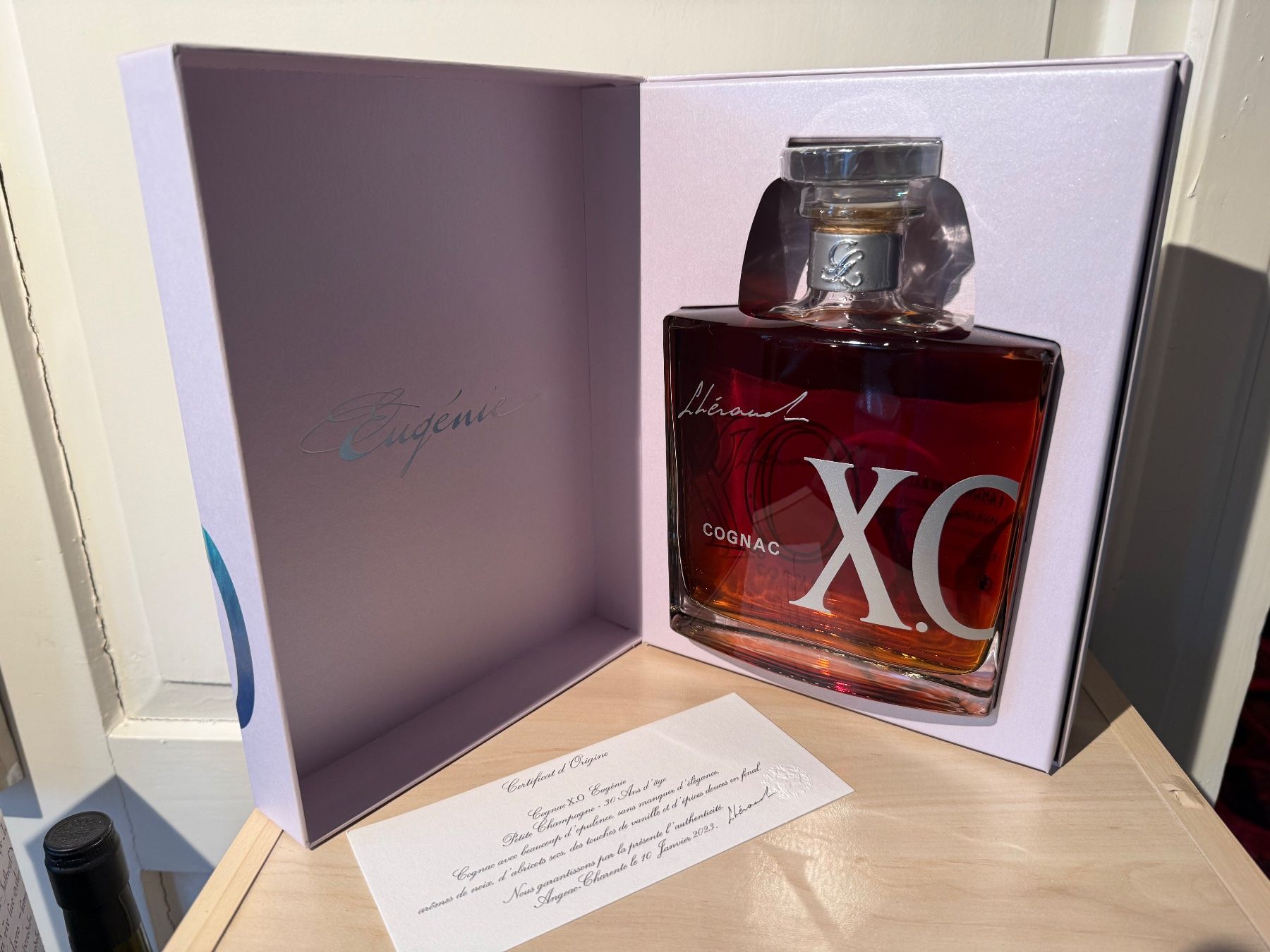 1 Flasche Cognac Lheraud XO EUGENIE 30 Jahre 43% (Neu und ...