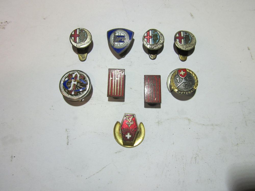 LANCIA ALFA ROMEO FIAT Antik Abzeichen Insign Email Oldtimer (Gebraucht) in Grand-lancy für CHF ...