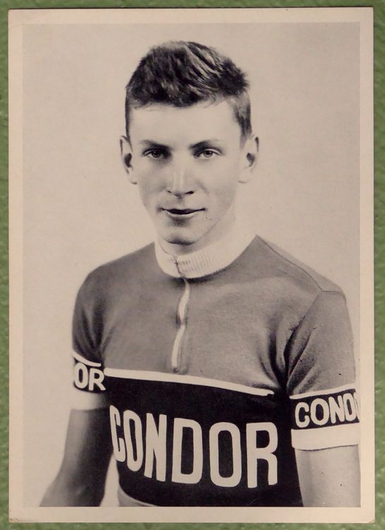 alte original JACKY BOVAY Team CONDOR Autogrammkarte 1955 (Gebraucht ...