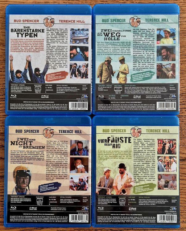 Bud Spencer & Terence Hill – 4x Blu-ray Set (Gebraucht) in Au SG für ...