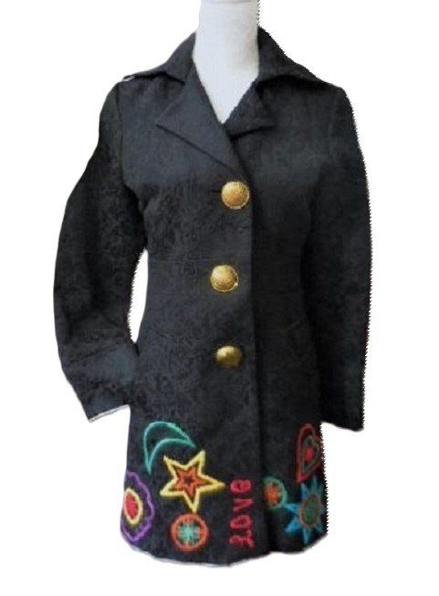 S/M längere Jacke bzw. Kurzmantel bunt bestickt (Gebraucht) in Basel ...