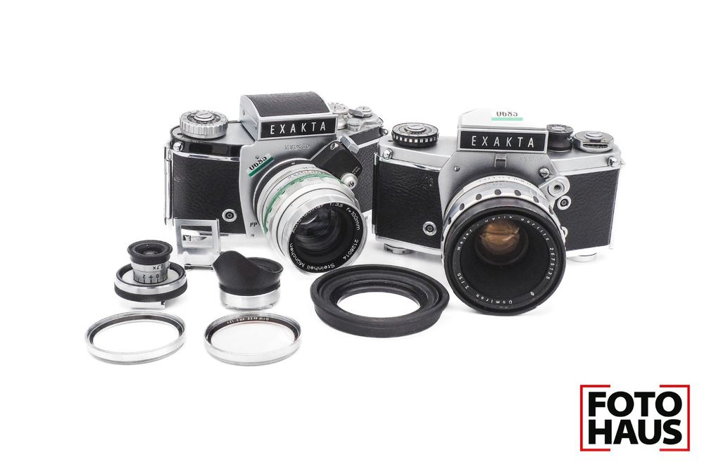 *LOT* Exakta Domiron 50mm f/2 Auto-Quinar 100mm f/3.5 0685 (Defekt) in ...