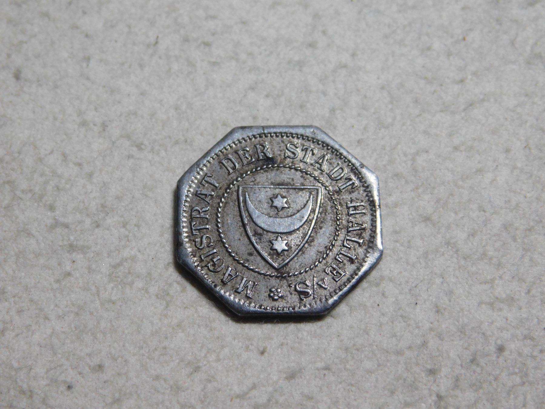 1 Brot-Marke 1915 - Stadt Halle a.d. Saale - Eisen (Gebraucht) in ...