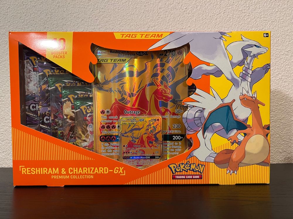Pokemon Reshiram & Charizard GX Premium Collection EN | Kaufen auf Ricardo