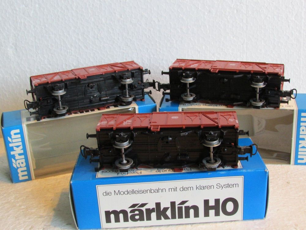 Märklin 3 x 4410 Güterwagen, H0, WS, OVP | Kaufen auf Ricardo