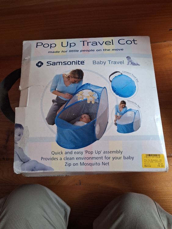 Lit de voyage pliable Samsonite avec moustiquaire (D'occasion) à ...