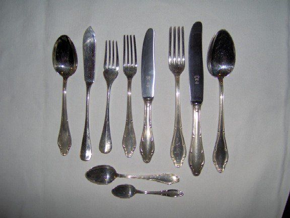 Original Wellner Mozart Besteck, 12-teilig, 90g versilbert (Gebraucht ...