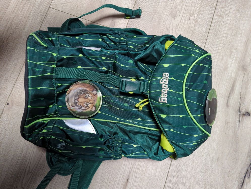 Ergonomic Kindergarten Rucksack Ergobag Green Forest design | Kaufen ...