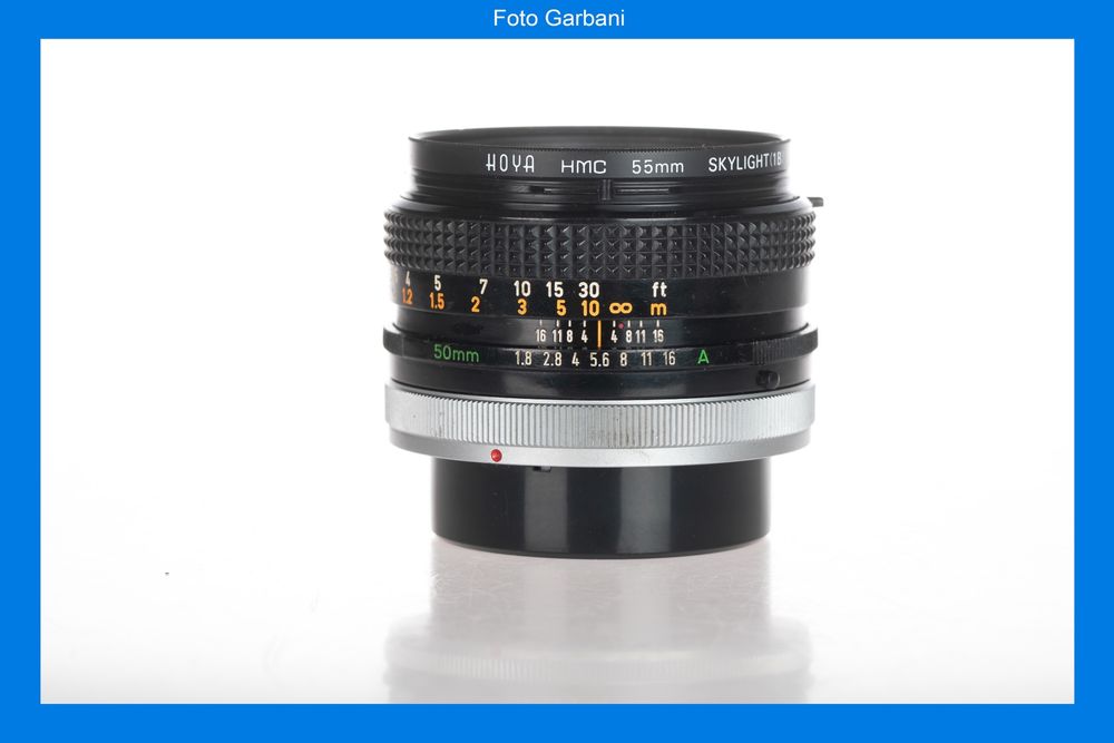 Obiettivo Canon FD 50mm 1:1.8 (Gebraucht) in Muralto für CHF 50 – mit Lieferung auf Ricardo kaufen