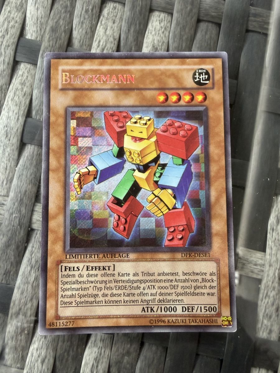 Yu-Gi-Oh Karte Blockmann DPKD-DE001 Limitierte Auflage 1. Au (Gebraucht ...