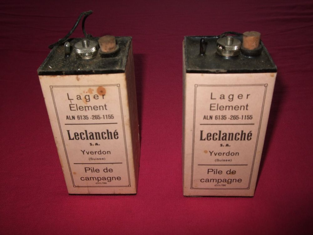 Frühe Leclanché Elemente, 2 Stück | Kaufen auf Ricardo