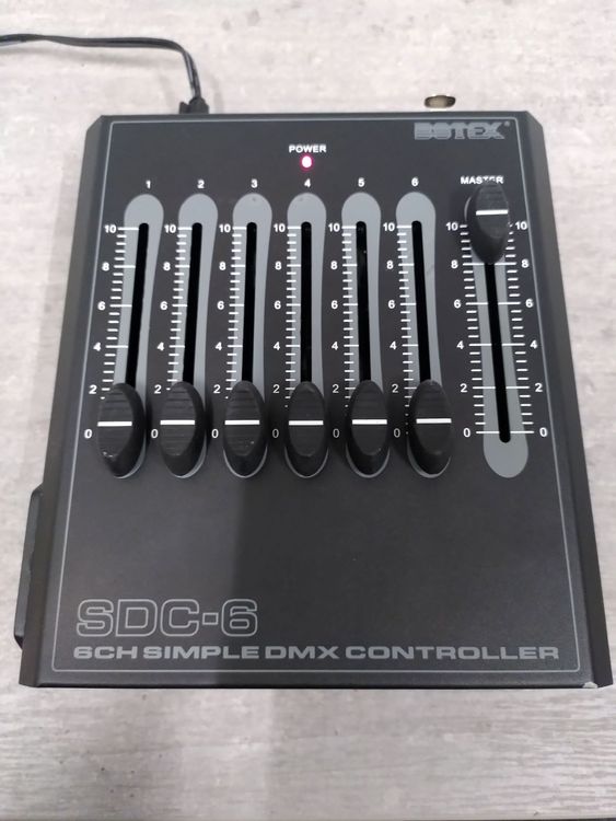 Mini-DMX-Pult 6-Kanal BOTEX SDC-6 | Kaufen auf Ricardo