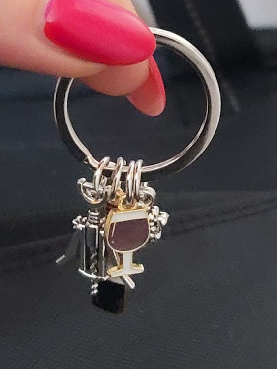 Weinliebhaber Schlüsselanhänger,🍷, Amateur de vin, wine 🎁 (Neu und ...