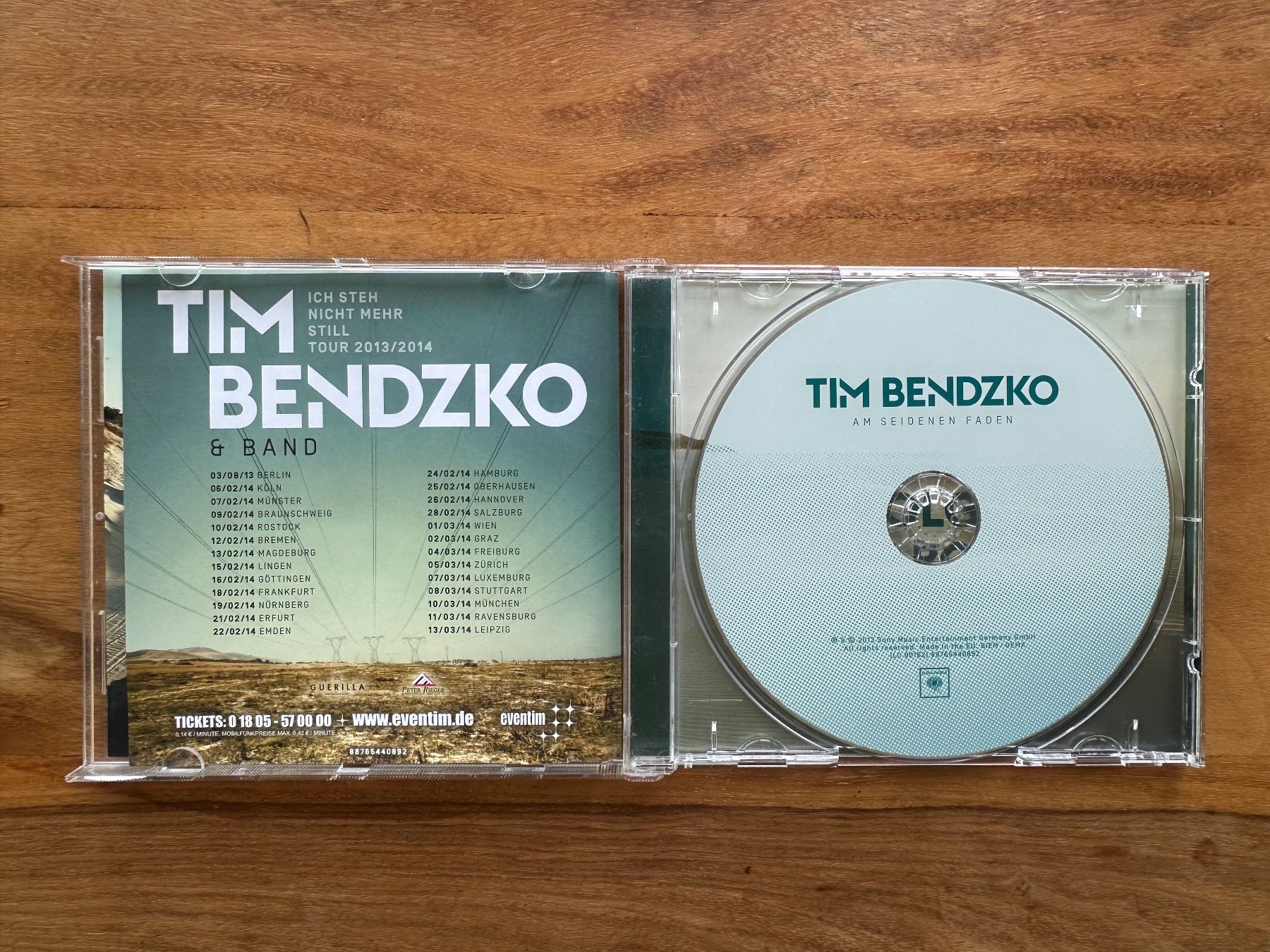 Tim Bendzko - Am seidenen Faden (CD) (Gebraucht) in Horgen für CHF 1 – mit Lieferung auf Ricardo ...