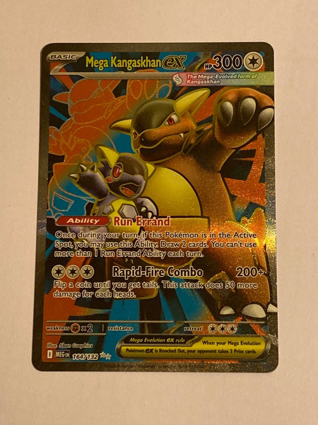 Pokemon MEGA EVOLUTION Mega Kangaskhan 164 / 132 🇬🇧 EN (Neu (gemäss ...