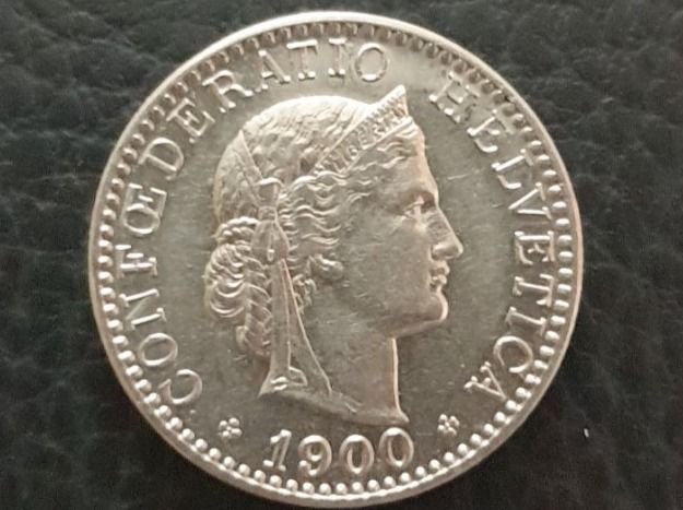 20 Rappen 1900 vz+!! (Gebraucht) in Biel/Bienne für CHF 30 – mit Lieferung auf Ricardo kaufen