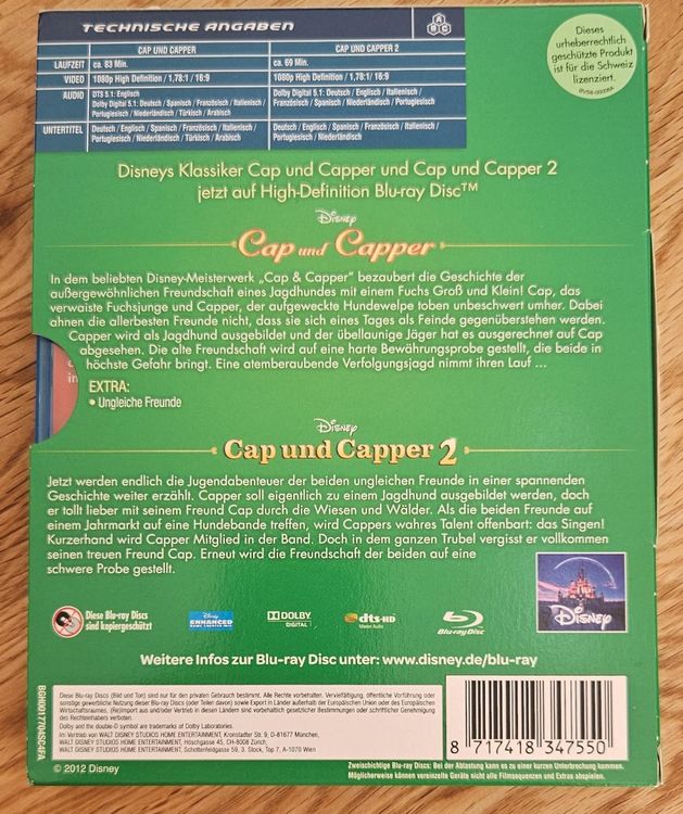 CAP UND CAPPER&CAP UND CAPPER 2 BLU-RAY (Gebraucht) in Zürich für CHF 9 ...