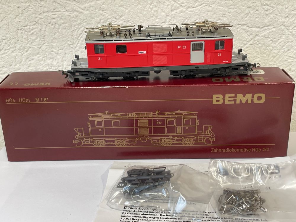 Bemo 1261 201 HGe 4/4 l FO Glacier Express H0m (Gebraucht) in für CHF ...