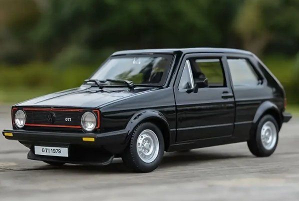 1979 Volkswagen Golf Mk1 Gti Modellauto 1/24 (Schwarz) (Neu und ...