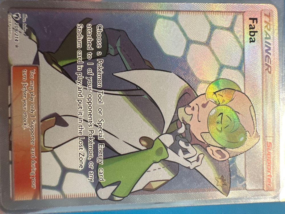 Pokemon Secret Trainer Card Faba (Neu (gemäss Beschreibung)) in Embrach ...