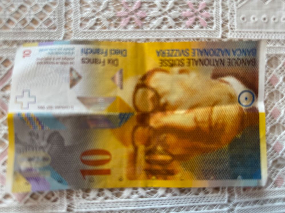 Alte Schweizer Banknote 10 Franken (Gebraucht) in Winterthur für CHF 10 ...