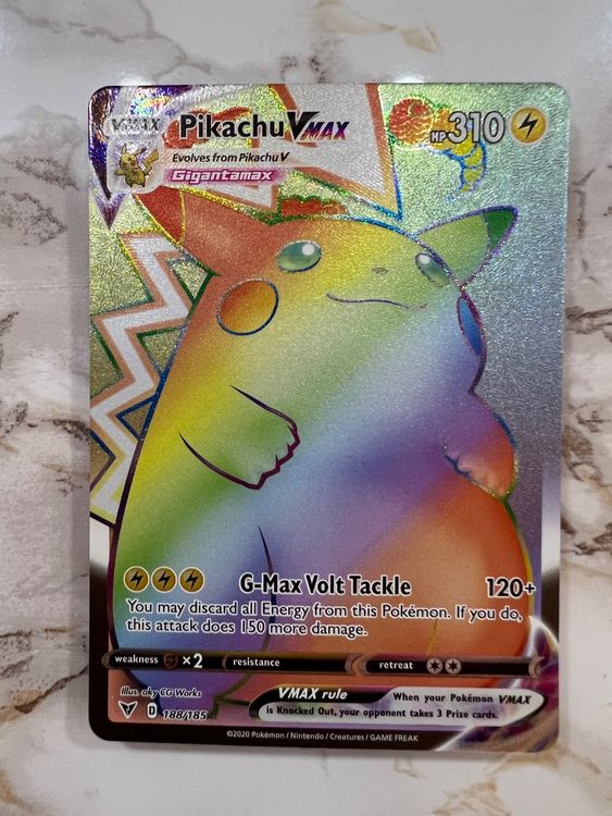 Pokemon PIKACHU VMAX RAINBOW | Kaufen auf Ricardo