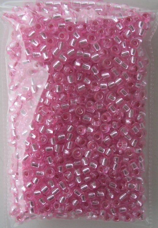 Rocailleperlen Rosa mit Silbereinzug 2,6 mm (Neu und originalverpackt) in Gunzwil für CHF 2 ...