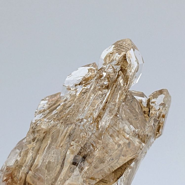 Grosser HERKIMER-HOPPERQUARZ, ZEPTERFORM, mit TON, selten (Nuovo (secondo la descrizione)) a ...