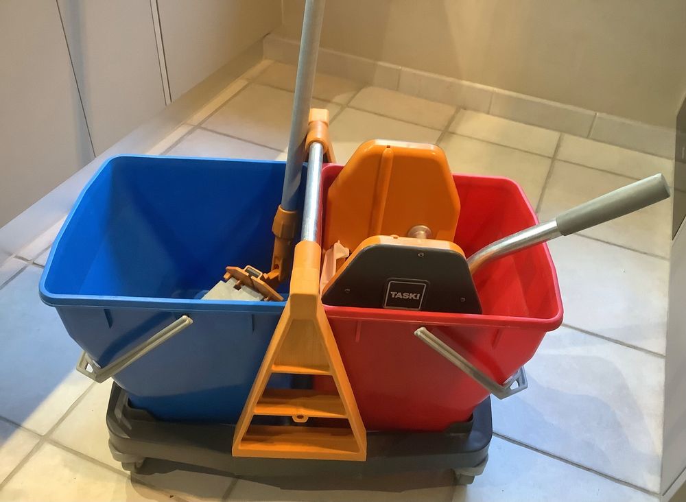 Taski Wischsystem Profi (2 Eimer, Presse, Mopp) (Gebraucht) in ...