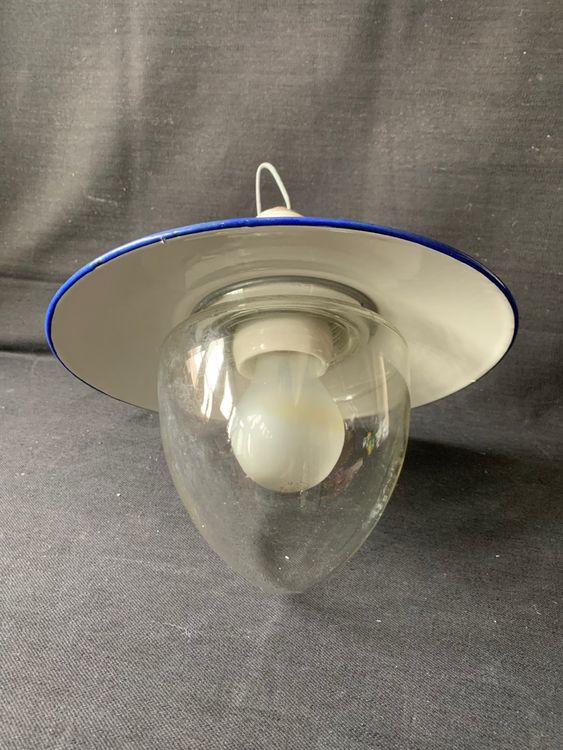 Alte, sehr schöne Stalllampe mit Glas / Sicherheitslampe | Kaufen auf ...