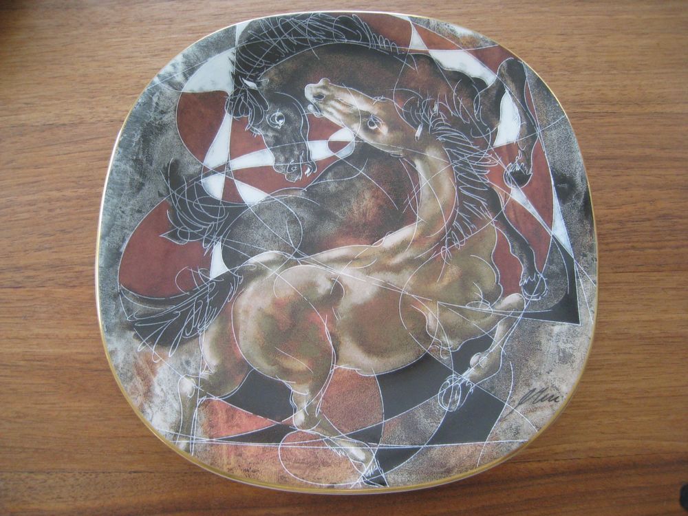 Sammelteller Rosenthal Die dynamischen Pferde des Hans Erni (Neu (gemäss Beschreibung)) in ...
