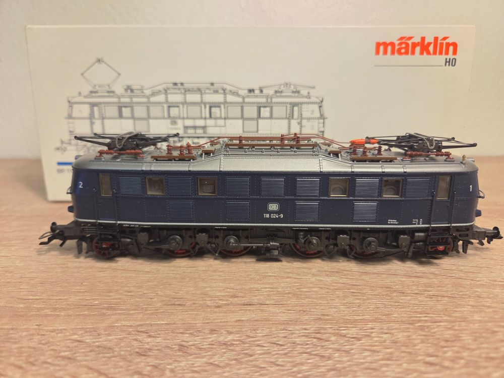 Märklin 3368 E-Lok BR 118 DB Digital H0 (Neuf avec emballage d'origine) à St-Aubin-Sauges pour ...