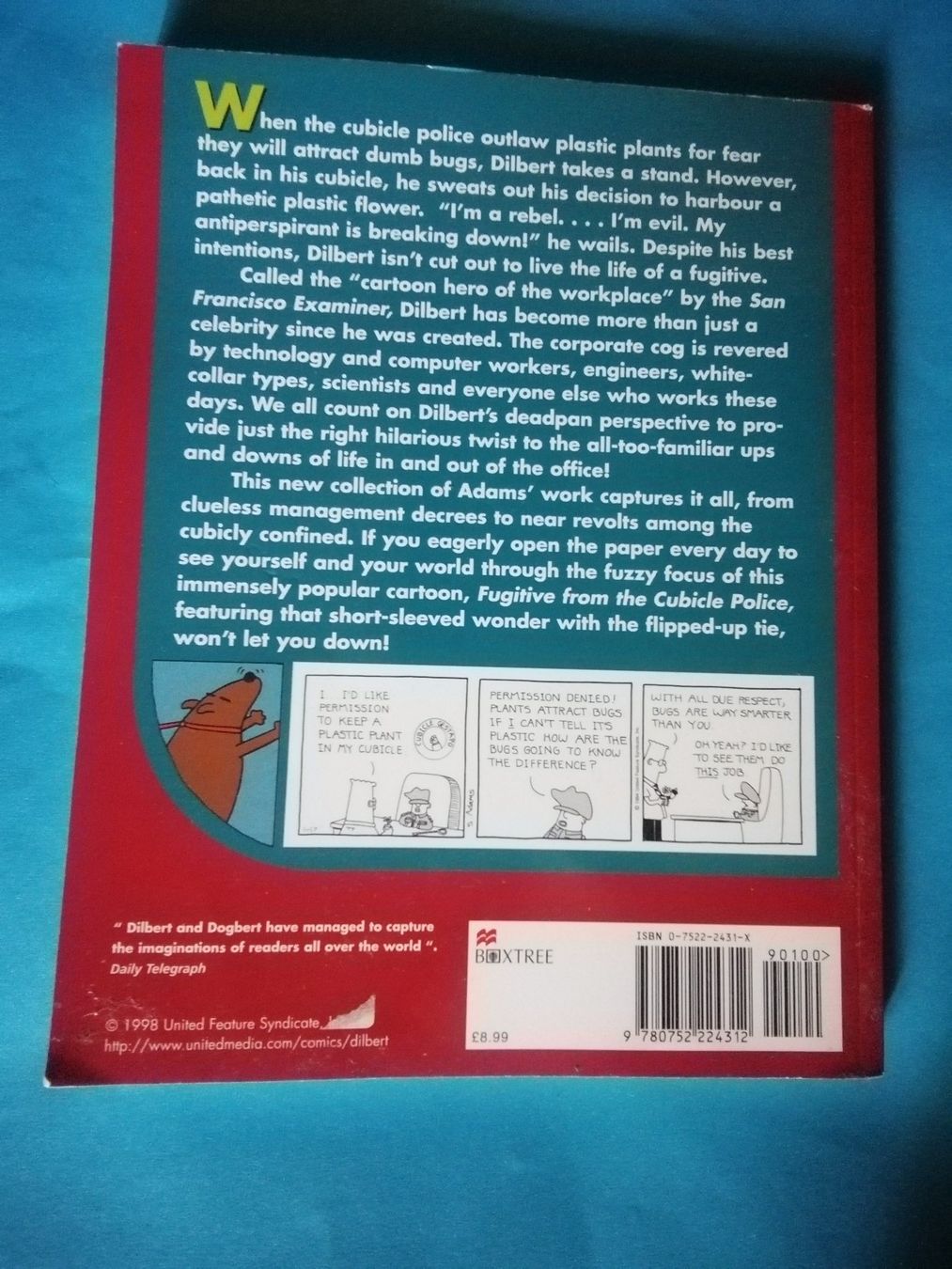 BD Dilbert "Fugitive" Scott Adams, Humour Bureau. In English (D ...