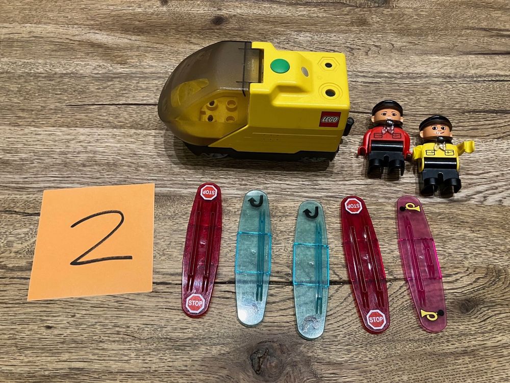 Lego Duplo Intelli Lock mit Codesteinen und Lokführer (Gebraucht) in ...