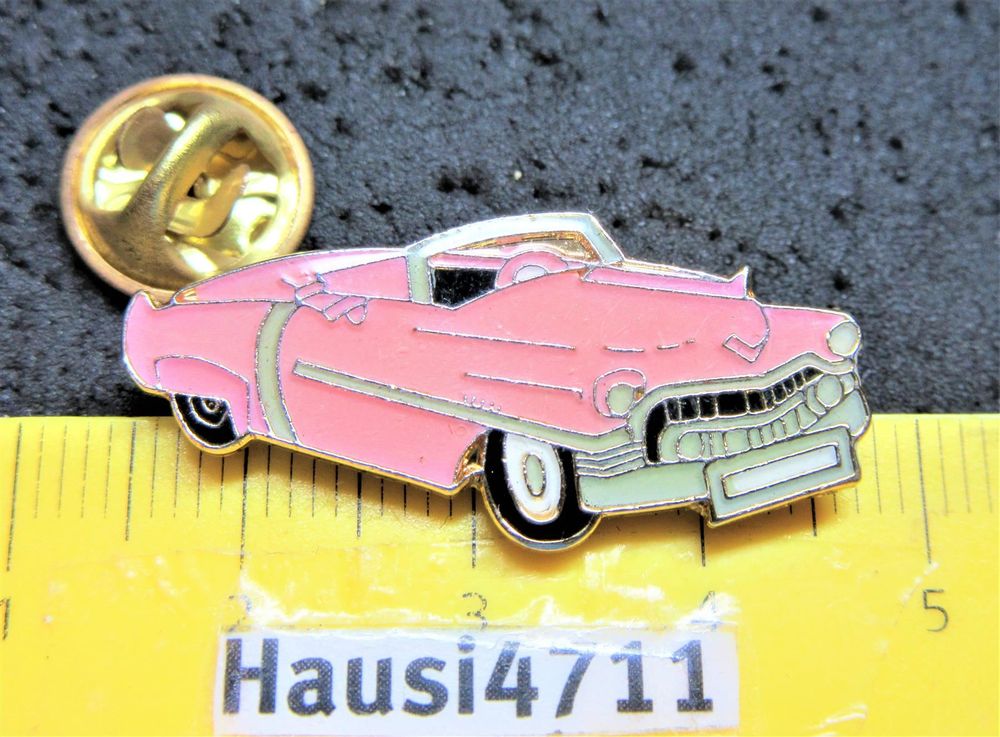 PINK CADILLAC Cabrio USA-CAR PIN goldig (Neu (gemäss Beschreibung)) in ...
