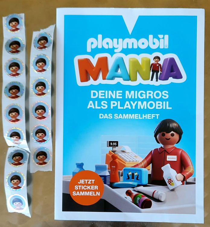 Migros Playmobil Mania Sticker 15x (Neu (gemäss Beschreibung)) in ...