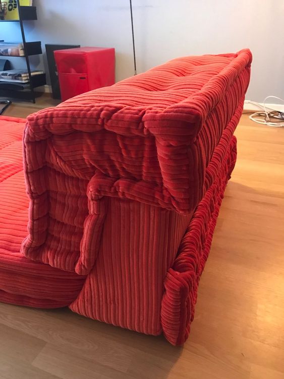 Roche Bobois Mah Jong Kenzo Takada Sofa (chaise longue) rot | Kaufen ...