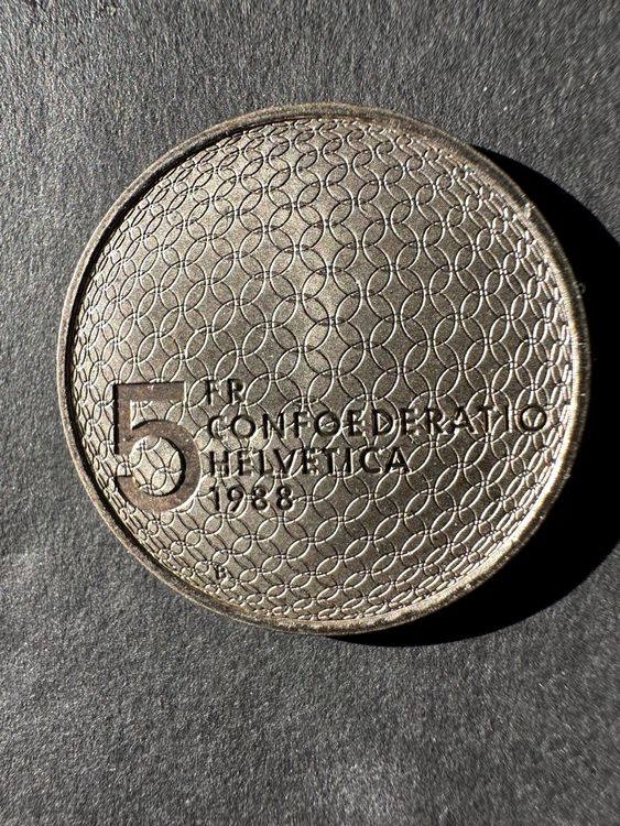 2 pièces de 5fr Confoederatio Helvetica 1988/Henri Dunant 78 (Neu (gemäss Beschreibung)) in ...
